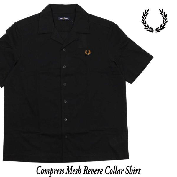 Compress Mesh Revere Collar Shirt品番：M1745コンプレスメッシュを使用したリベレカラーシャツ。プレーンなオープンカラーシャツで、涼しげな印象に仕上げています。第一ボタンまで留めると、シャープな雰囲気にも変...