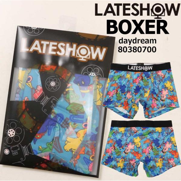 LATESHOW daydream 商品番号：80380700一週間をシチュエーション毎にハイテンションに毎日楽しく過ごせるアンダーウェアを基本コンセプトに登場したプランド"LATE SHOW(レイトショー)"。様々なシチュエーションで履く...