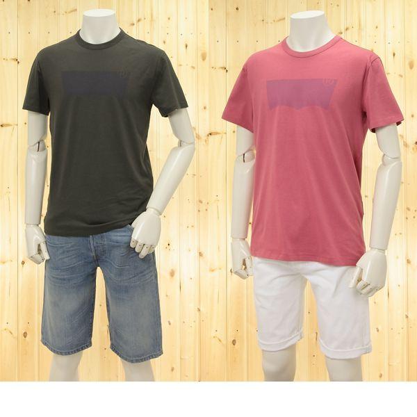 リーバイス グラフィックTee66530-00Batwing78）ミネラルレッド　79）ベルガ（カーキ）オーガニックコットン　100％　サイズ＝M,L （当店は、ジャパンサイズ表示です）Standars Fit　メンズマネキンボディーサイズ...