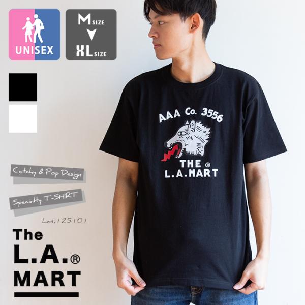 ■□■□■□■□■□■□■□■□■□■□■□■□■□■□■□■□■□■【 The L.A.MART ザ　エルエーマート 】オオカミ プリント 半袖 クルーネック Tシャツ 125101■□■□■□■□■□■□■□■□■□■□■□■□■□■□...