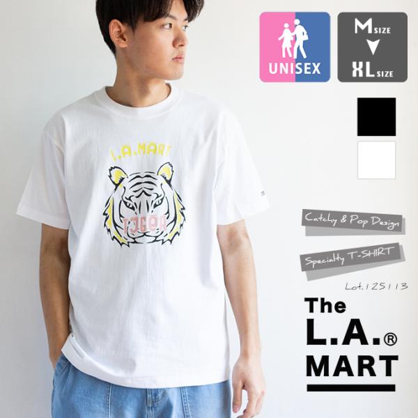■□■□■□■□■□■□■□■□■□■□■□■□■□■□■□■□■□■【 The L.A.MART ザ　エルエーマート 】L.A TIGER PRINT L.A タイガー プリント S/S クルーネック Tシャツ 125113■□■□■□■...