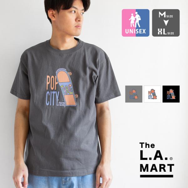 オリジナリティに溢れたポップなデザインが魅了のプリントT。シンプルな中にも軽快でリラックスした空気感が漂う西海岸の雰囲気をキャッチーでポップなフィルターを通過させたデザインが魅力的なアイテムになっています。■素材ボディにはCROSS＆STI...