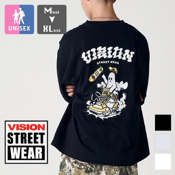■□■□■□■□■□■□■□■□■□■□■□■□■□■□■□■□■□■【 VISION STREET WEAR ヴィジョンストリートウェア 】Ghost Sneaker Tee スニーカーライド ゴースト ロンT 6305002■□■□■□...