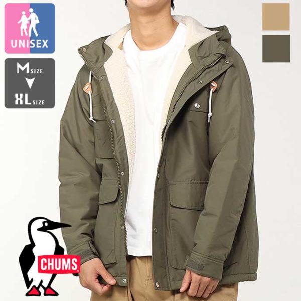 〈素材特性〉表地にはコットンとナイロン混紡生地、裏地にはボアフリース生地を使用。耐摩耗性に優れ、水分を吸収すると繊維が膨張して撥水性も発揮。ボア付きであたたかく、秋から本格的な冬まで長く着用できます。〈デザイン〉左胸にブービーバードのクチバ...