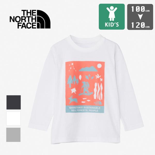 ・北海道・斜里町の観光シンボルキャラクターである知床トコさんのイラストを配置した長袖Tシャツのトドラーモデルオーガニックコットンとポリエステルを混紡した、しなやかなニット素材を採用。UVケア（UPF15-30、紫外線カット率85％以上）機能...