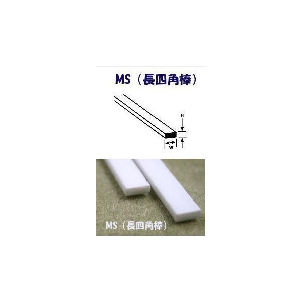 材質：スチレン樹脂  　カラー：ホワイト　すべて10本入りです。        コード・・ H（高さ)・W（横)・長さ  MS-810（2.0mm x 2.5mm x 250mm） MS-812（2.0mm x 3.2mm x 250mm）...