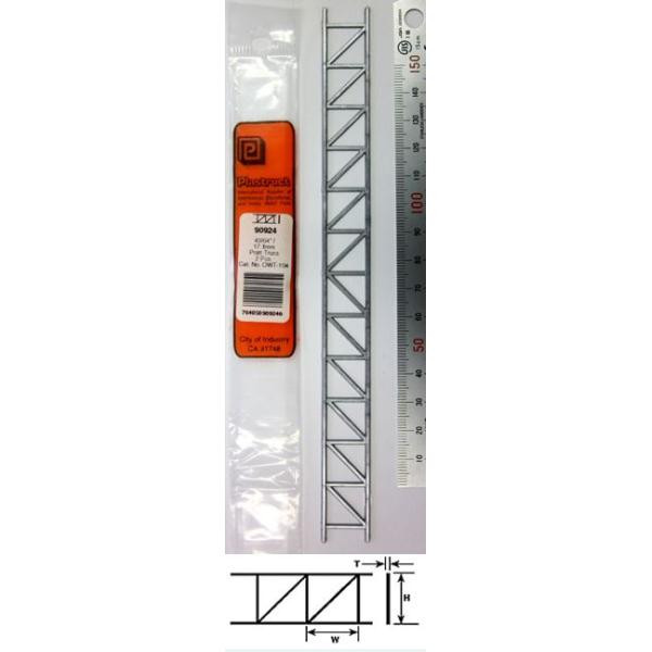 材質：スチレン樹脂カラー：シルバー ないし レッド【サイズ】(高さH×間隔W)mm：17.1×14.3厚みT：1.3mm長さ：175mm