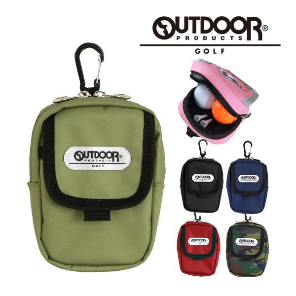 【ODG-AC04　マルチケース】ボールやティをマルチ収納★カラビナ付きでバッグやベルトループに取付可能♪【商品詳細】■サイズ：W10×H14×D3cm■カラー：6色（ブラック/ネイビー/レッド/ピンク/カーキ/カモフラ）■素　材：ポリエス...