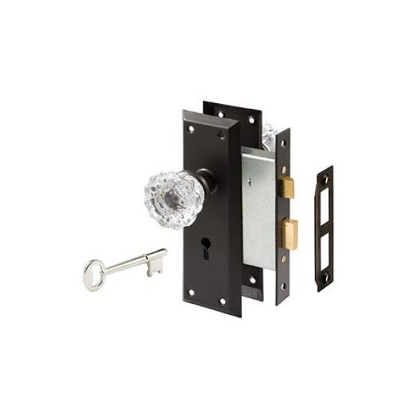 【発売日：2020年04月30日】アメリカ　prime　line社製材質：握り玉はガラス座はスチールブロンズメッキ握り玉サイズ52mmバックセット：60mm　適用扉厚：30~44mm左右勝手はケースのラッチを入れ替えることによって変更できま...