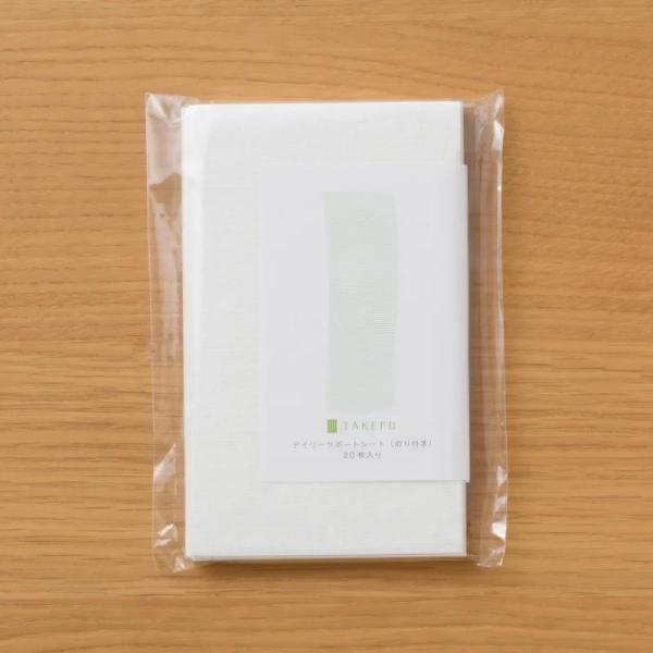 ■商品説明竹から生まれた優しい不繊布。不繊布は、織られていない布のこと。TAKEFUの不繊布は、接着剤を使わずに100％の竹の繊維を清兼な水の力でからめてつくります。シートに仕立てる際も、風合いを大切に心地良い湿度で乾燥させています。最後に...