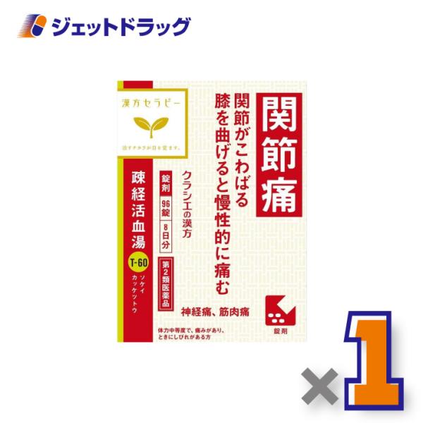 【第2類医薬品】疎経活血湯エキス錠クラシエ 96錠 ×1個〔漢方・そけいかっけつとう〕
