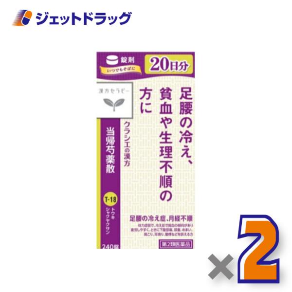 【第2類医薬品】クラシエ当帰芍薬散錠 240錠 ×2個