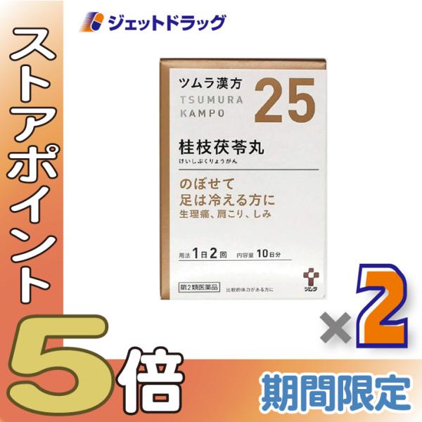 【第2類医薬品】ツムラ漢方桂枝茯苓丸料エキス顆粒A 20包 ×2個〔漢方 けいしぶくりょうがん〕