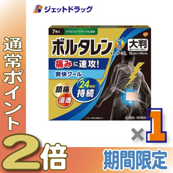 【第2類医薬品】ボルタレンEXテープL 7枚 ※セルフメディケーション税制対象商品 (351738)