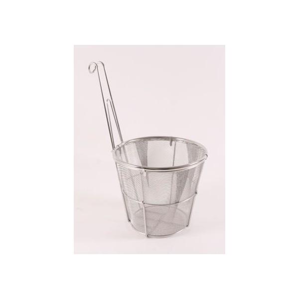 【商品説明】●１４メッシュ大量かつ細麺にも対応します。そうめんにも最適です。【仕様】●サイズ：上外径×下外径×深さ×柄長ｍｍ：φ１９５×φ１３０×１７０×１８０●材質：１８−８ステンレス●生産地：燕三条　<ジェットプライス>