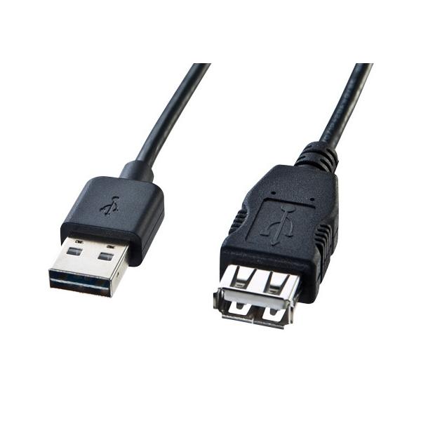 【商品説明】ＵＳＢ　Ａコネクタを持つ機器の延長に便利なＵＳＢ延長ケーブルです。※延長するケーブルと合わせて最大５ｍまで。※メスコネクタ側は両面挿せるコネクタではありません。【仕様】●色：ブラック●長さ：１ｍ●コネクタ形状：ＵＳＢ　Ａコネクタ...