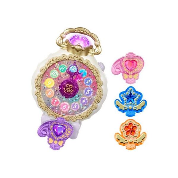 【商品説明】『名探偵プリキュア！』より、「くるっと変身！　ジュエルキュアウォッチ　スペシャルセット」が登場！　「ジュエルキュアウォッチ」と「プリキュアマコトジュエル」４種のセットです。　付属のプリキュアマコトジュエルをセットして、プリキュア...