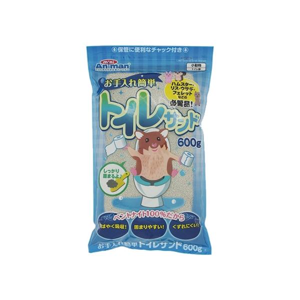 【仕様】おしっこを吸収したあとも、固まりが崩れないからスコップですくいやすい。毎日のお手入れがラクになるトイレ砂です。　高い吸水性を持つ「ベントナイト」を１００％使用！すばやく吸収！固まりやすい！くずれにくい！　●注文単位：１袋（６００ｇ）...