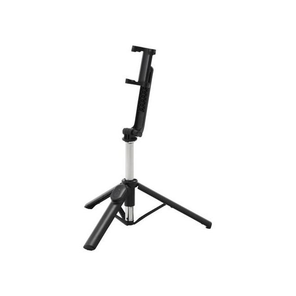 【仕様】●カラー：ブラック　●材質：三脚：ステンレス・ＡＢＳ、スマートフォンホルダー：ＡＢＳ、ワイヤレスリモコン：ＡＢＳ　●外形寸法：Ｗ約４８ｍｍ×Ｄ約４９ｍｍ×Ｈ約１９０ｍｍ　●最大地上高：約９５５ｍｍ（三脚として使用時）　●最低地上高：...