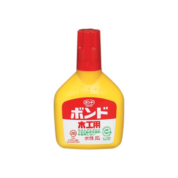 【仕様】●容量：５０ｇ●主成分：酢酸ビニール樹脂●木、布、竹など幅広く使えるボンドです。●乾くと白色半透明になる水性タイプ　<ジェットプライス>　ｓｃｈ＿ｃｒ０３