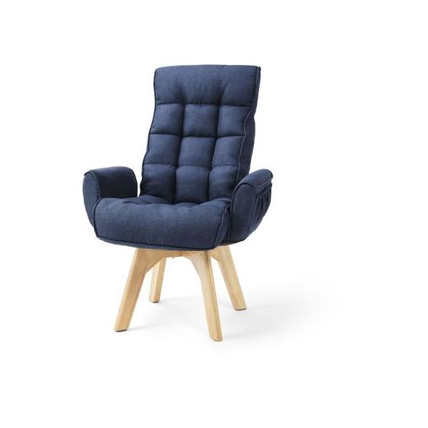 【商品説明】座面が３６０度回転するので、物を取る時も便利です。座面が高いので座りやすく、立ち上がりも楽にできます。身体にフィットする座り心地で長時間座っていても快適です。使用しない時は、背面をたたむことができます。厚みのある肘掛けは、立ち座...