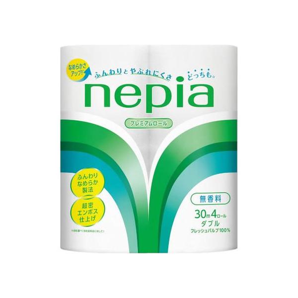 【商品説明】ふんわりなめらかさ製法と高密エンボス加工でやわらかさとなめらかさを実現。丈夫でやぶれにくく、ふわっとプレミアムな肌ざわり。フレッシュパルプ１００％製品です【仕様】●パルプ１００％●日本製●ダブル●入数：４ロール　<ジェット...