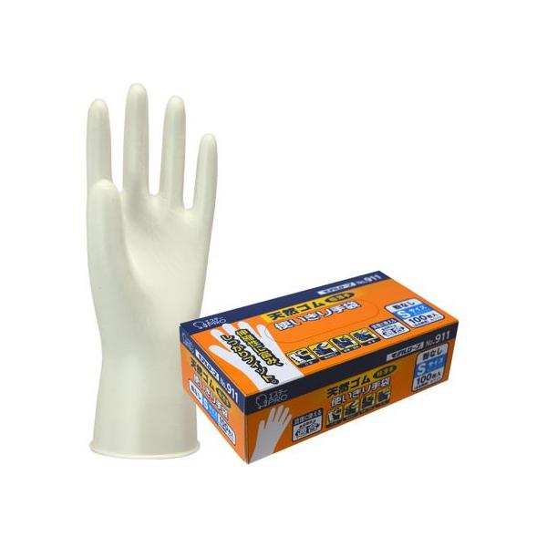 【商品説明】伸縮性にすぐれた天然ゴムで指先までフィットし、細かな作業に適しています。　傷や引き裂きに比較的強い性質をもっています。　左右両用のため片手でも使えて経済的です。【仕様】●サイズ：Ｓ（全長／約２４０ｍｍ、中指長さ／７６ｍｍ）　●左...