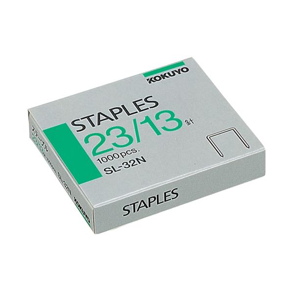 【仕様】●種類：２３／１３号針●適用品番：ＳＬ−Ｍ３４／Ｍ３７／Ｍ１３４●材質：軟鋼線材●１連接着本数：１００本●注文単位：１小箱（１０００本）●商品種別：大型ホッチキス針　<ジェットプライス>