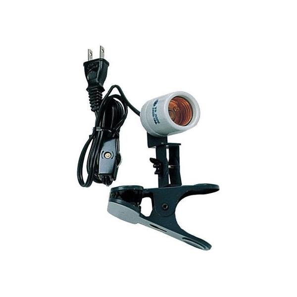 【商品説明】爬虫類飼育の必需品、便利な滑り止めゴムやスイッチ付きです。　中間スイッチ付のランプですから点灯・消灯がカンタンです。　（２００Ｗ以下の対応）【仕様】●材質：本体／スチール・陶器●コードの長さ：１６５ｃｍ●電源：ＡＣ１００Ｖ（２０...