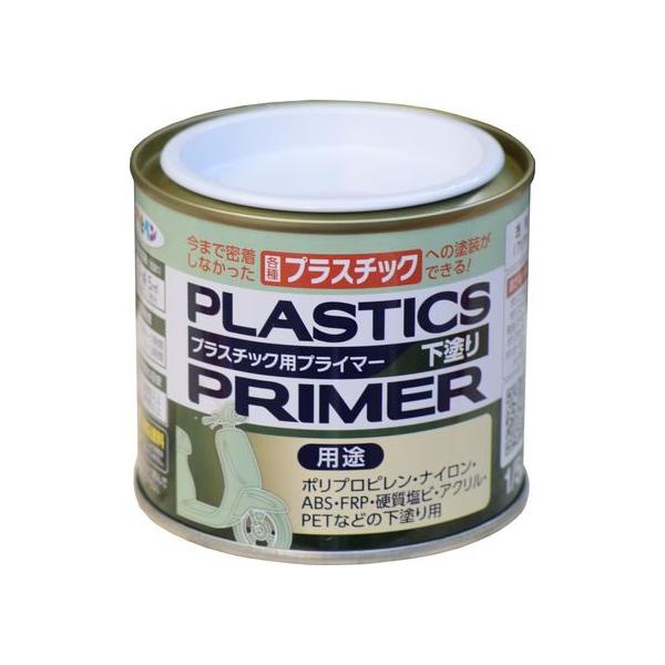 【商品説明】●今まで密着しなかった各種プラスチックへの塗装ができます。　●ラッカー、油性塗料、水性塗料の上塗りができます。　※プラスチックがラッカーうすめ液やペイントうすめ液で侵される場合には、ラッカーや油性塗料は上塗りできません。●屋内外...