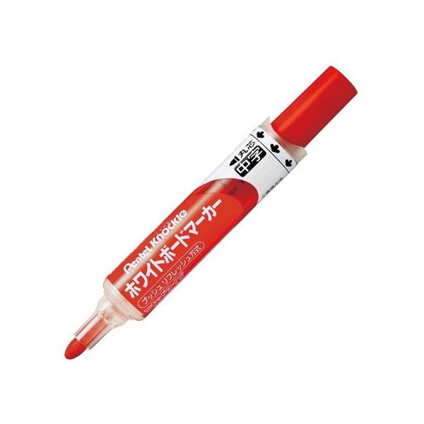 【仕様】●品番：ＥＭＷＬＭ●油性アルコール系インキ●プッシュリフレッシュ方式●丸芯●インク色：赤●直液式●線幅：２．１ｍｍ●薄くなってきたらワンノック。プッシュリフレッシュ方式採用。●長さ：１２５ｍｍ●グリーン購入法適合●ＧＰＮエコ商品ねっ...