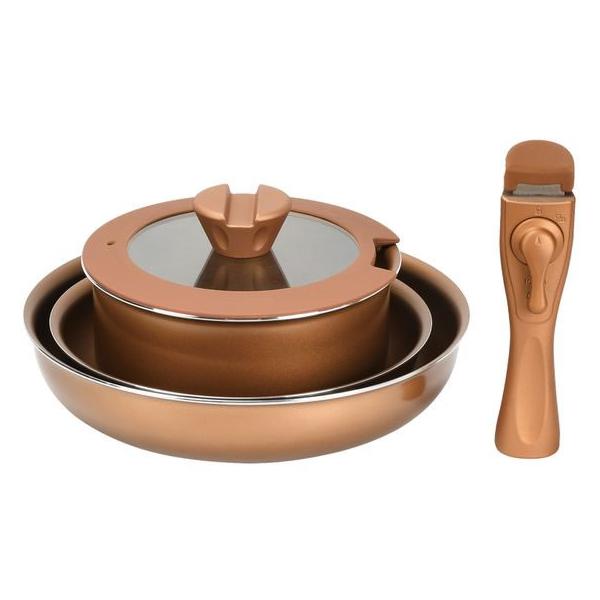 【仕様】●サイズ：マルチポット（外径１９５×高さ９０ｍｍ）／フライパン２２ｃｍ（外径２３０×高さ５０ｍｍ）／フライパン２６ｃｍ（外径２７０×高さ６０ｍｍ）／ガラス蓋１８ｃｍ、（外径１９０×高さ４０ｍｍ）／ハンドル：全長１７０×幅４０×高さ４...