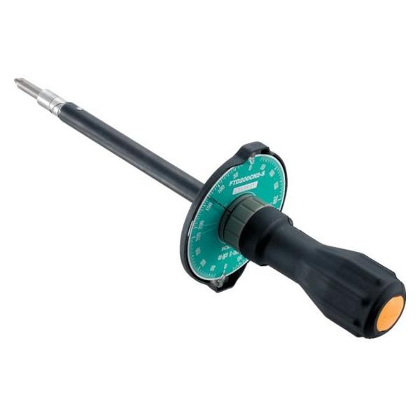 【商品説明】●締まっているねじの検査用に最適なトルクドライバーです。●左右に目盛があるので増締め、戻しトルクによる検査ができます。●置針が標準装備されているため最大値の読み取りが簡単に行えます。【仕様】●型番：FTD8N2-S　●トルク調整...
