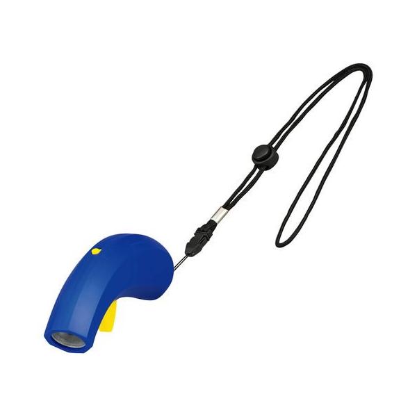 【商品説明】電子ホイッスル（ＥＢＥＡＴイービート）は手にフィットし易い曲線形状であり、とても軽く、ボタンを押すだけの簡単操作。大音量で、屋外でも良く聞こえるので、体育の授業やイベントに最適です。携帯ストラップも付属しています。【仕様】●素材...