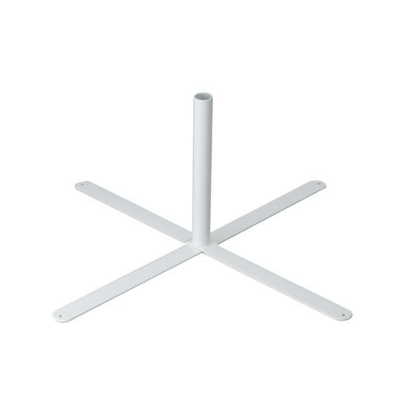 【仕様】●サイズ：パイプ／内径２５×高さ２５０ｍｍ、ベース／幅６００×奥行６００ｍｍ●材質：スチール白色塗装●室内用●コンパクトに収納できるポールスタンド。収納時はたためます。●注文単位：１台　<ジェットプライス>　【JP_LPC】