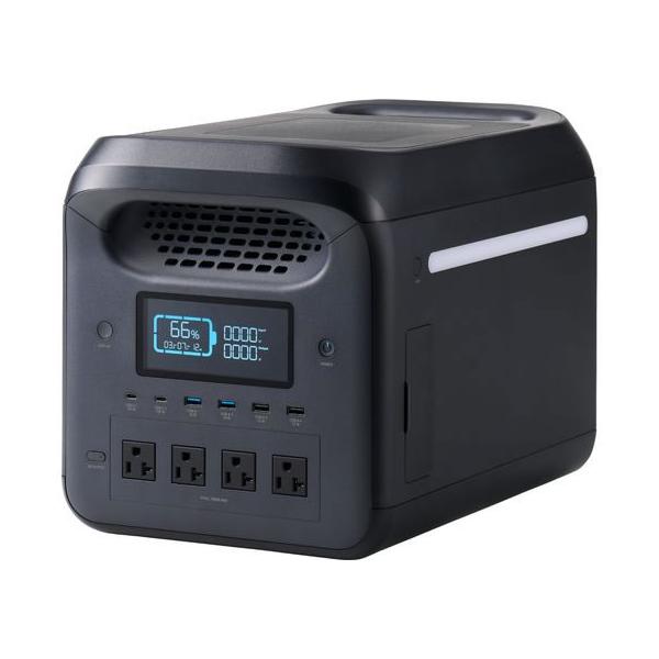 【仕様】●ＡＣ入力口数：ＡＣ　３ＰＩＮ　インレット×１●ＡＣ定格入力電力：本体充電モード：１２００Ｗ、バイパスモード：１５００Ｗ●ＡＣ定格入力電圧：９０Ｖ〜１１０Ｖ　５０Ｈｚ／６０Ｈｚ●ＡＣ定格入力電流：本体充電モード：１２Ａ、バイパスモー...