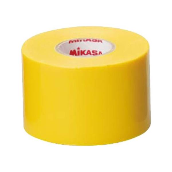 【商品説明】伸びるタイプのラインテープ。５ｃｍ幅の曲線用です。【仕様】●色：黄　●素材：ビニール　●仕様：伸縮タイプ　●サイズ：５０ｍｍ×２５ｍ／巻（４巻入）　●原産国：日本　<ジェットプライス>