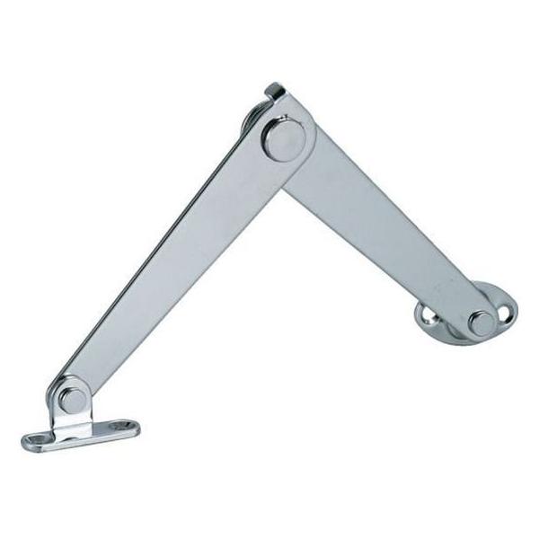 【商品説明】●取り付けが簡単な構造です。【仕様】●型番：TS−71−L　●呼称：左用　●全長（mm）：150　●厚さ（mm）：1．6　●穴径（mm）：3．6（小判座）、3．3（L座）　●穴数：2（平座）、2（L座）　●冷間圧延鋼板（SPCC...