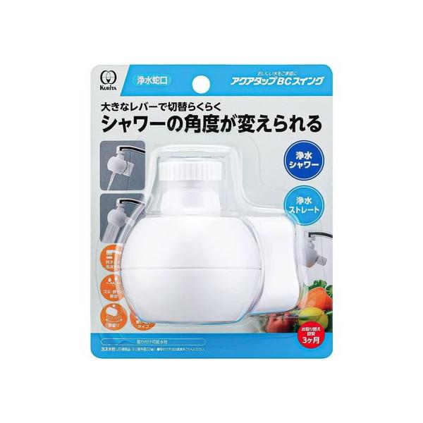 【仕様】●パッケージサイズ：約幅７８×奥行６０×高さ７０ｍｍ●重量：約６９ｇ●材質：本体・レバー／ＡＢＳ樹脂、切替板・首振りユニット／ポリアセタール、Ｏリング・パッキン／シリコン、ろ材／亜硫酸カルシウム、不織布フィルター　●耐熱温度：本体・...