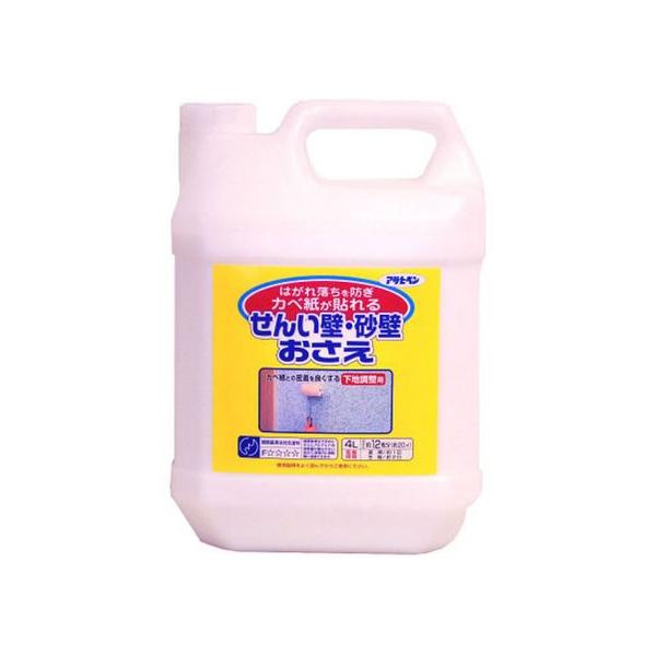 【商品説明】●せんい壁・砂壁などに、カベ紙を貼る時の下地調整用塗料で、壁面を補強してはがれ落ちを防ぎ、カベ紙との密着を強化します。●水性タイプで取り扱いが簡単です。●うすめずにそのまま使用できます。●建築基準法対応Ｆ☆☆☆☆（建築基準法で定...