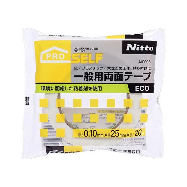 【仕様】●サイズ：幅２５ｍｍ×長さ２０ｍ●厚み：０．１ｍｍ●材質：基材／不織布●粘着剤／アクリル系（無溶剤）●注文単位：１巻　<ジェットプライス>