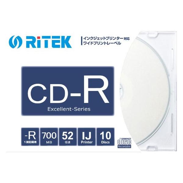【商品説明】７００ＭＢのデータ用ＣＤ−Ｒ、薄型ケース１０枚入【仕様】●種類：ＣＤ−Ｒ●容量：７００ＭＢ●対応倍速：１−５２倍速●レーベル：ホワイトワイドプリンタブル●レーベル面ロゴ印字：あり●ワイド印刷（内径２２ｍｍまで印刷可能）●ケース：...