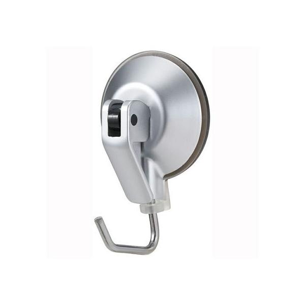 【仕様】●本体サイズ：約６３×５３×９６Ｈｍｍ　●内容量：１個　●材質：カバー・レバー・支持部／ＡＢＳ樹脂、フック／ステンレス鋼線、吸盤／ポリウレタン　●荷重制限：３ｋｇ（平滑面における耐荷重。微細な凹凸面に使用する場合の耐荷重はやや下がり...