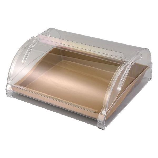 【商品説明】ご使用の際はフタ稼動部を含む高さ２３０ｍｍが確保できる場所でご利用ください。【仕様】●外寸：４５５×３９０×Ｈ２００ｍｍ●内寸：４５０×３８０×Ｈ１７０ｍｍ●重量：１０１５ｇ●材質１：サイドパネル部／ＰＣ●材質２：カバー部／ＰＥ...