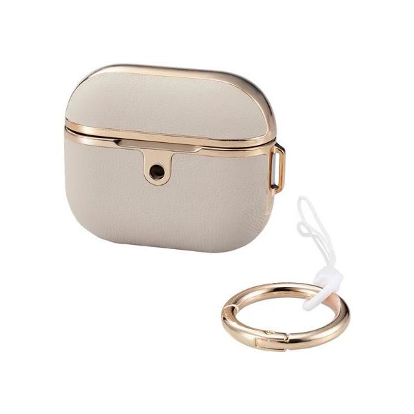 【商品説明】もっと、自分だけの「好き」を選びたい。そんな想いに応えるアクセサリーで、お気に入りの毎日を。スマートデバイスと私をつなぐ、＆ｍｅ。　ソフトレザーにゴールドの縁取りを施した、レザーアクセサリーのようなＡｉｒＰｏｄｓ（第３世代）用ケ...