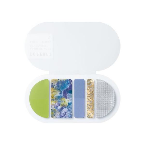 【仕様】●コフレＣＯＦＲ００１〜００４●外形寸法：約４７（Ｈ）×９２（Ｗ）ｍｍ●枚数：４０枚入り（８枚×５デザイン）●材質：ＰＥＴ【ご使用上の注意】●ＰＥＴ素材の貼ってはがせるシールです。●透明の裏紙をはがしてからお使いください。●肌に貼っ...