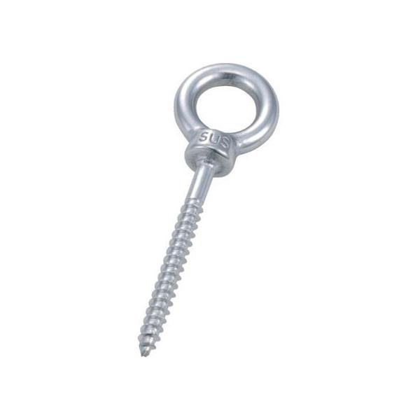 【商品説明】●直接木製の壁面などにねじ込めます。【仕様】●型番：TIS-L4　●D（mm）：4 ●L（mm）：10 ●H（mm）：20 ●B（mm）：41 ●使用荷重（kN）：0．2 ●E（mm）：4 ●A（mm）：10　●ねじ込み式　●ス...