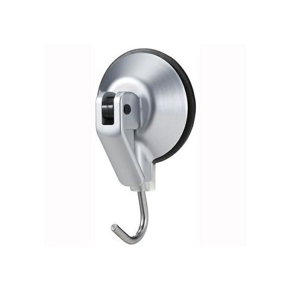 【仕様】●本体サイズ：約４５×２６×７５Ｈｍｍ　●内容量：１個　●材質：カバー・レバー・支持部／ＡＢＳ樹脂、フック／ステンレス鋼線、吸盤／ポリウレタン　●荷重制限：１ｋｇ（平滑面における耐荷重。微細な凹凸面に使用する場合の耐荷重はやや下がり...