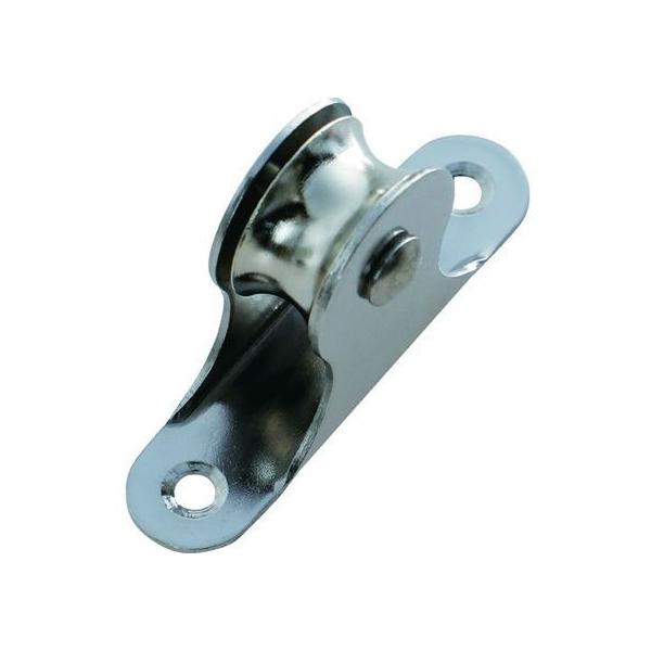 【仕様】●型番：TRPG-1　●車径（mm）：18　●車溝幅（mm）：7．5　●L1（mm）：50　●L2（mm）：38　●W（mm）：12　●H（mm）：28．5　●d（mm）：3．5　●t（mm）：1　●適用ロープ径（mm）：7〜8φ　...