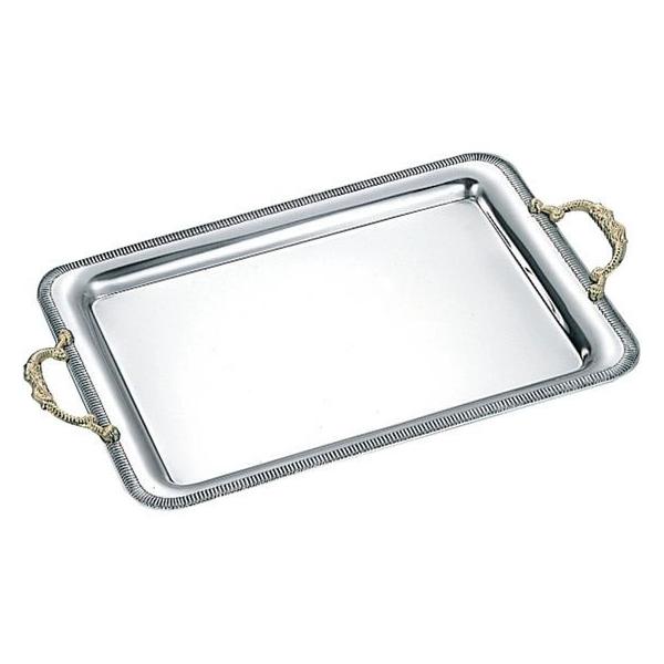 【仕様】●外寸：４２０×２５０ｍｍ●内寸：２８５×１９０ｍｍ●重量：２６０ｇ●材質１：１８−０ステンレス●材質２：取手／真鍮　<ジェットプライス>